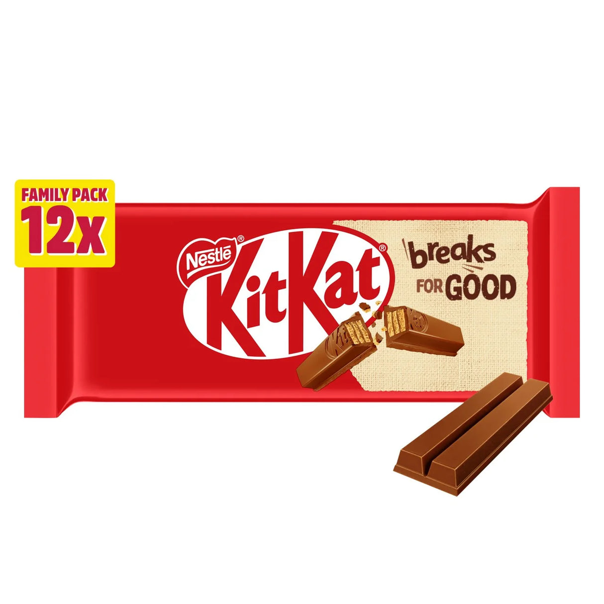 KitKat 2 Finger Milk Chocolate Biscuit Bar, Multipack x12 – Bakkali
