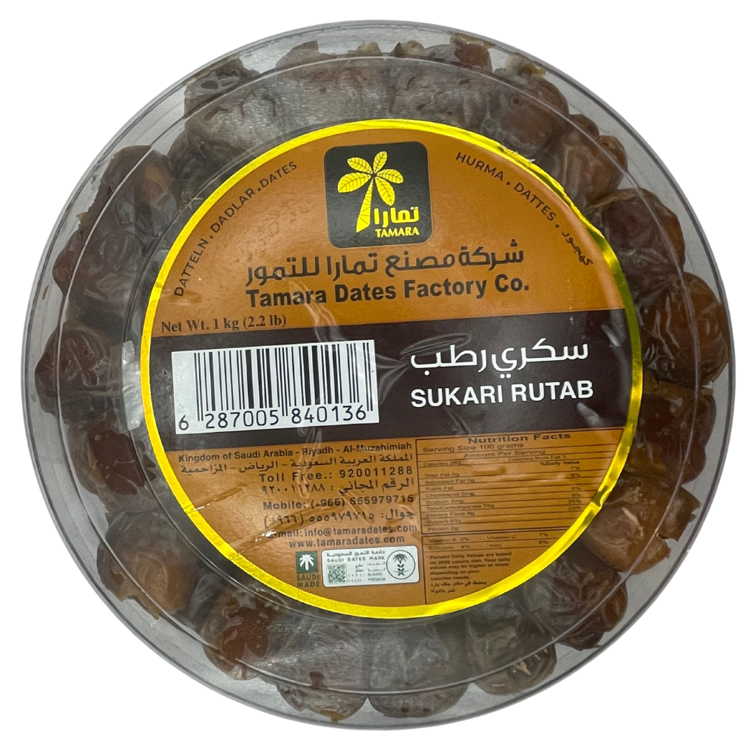 Tamara Dates Factory Sukari Rutab Dates - 1kg – Bakkali