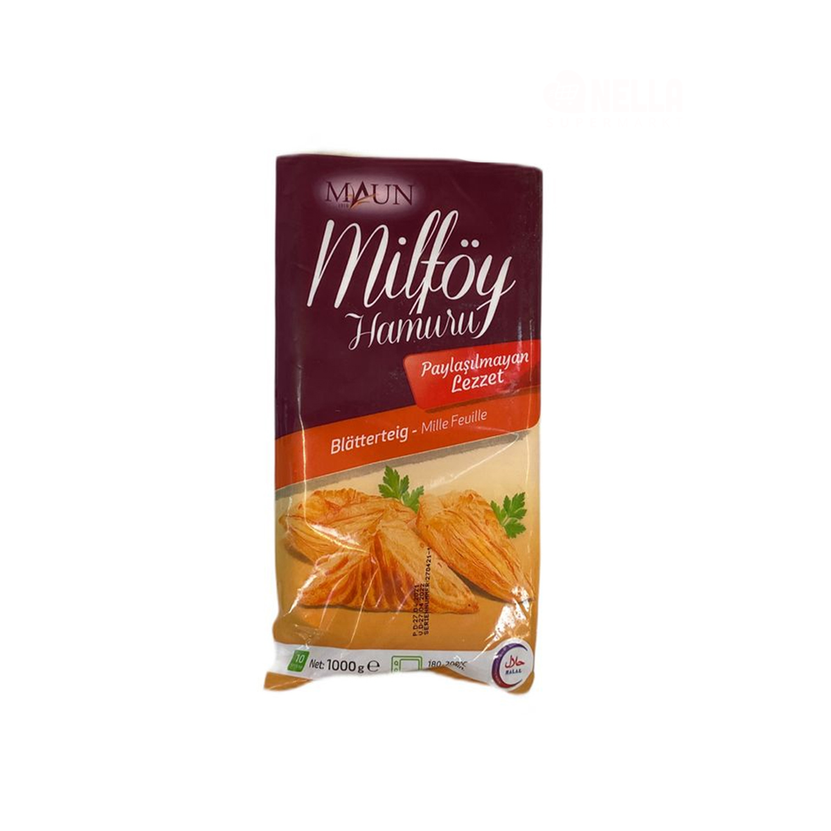 Maun Blatterteig 1kg – Bakkali