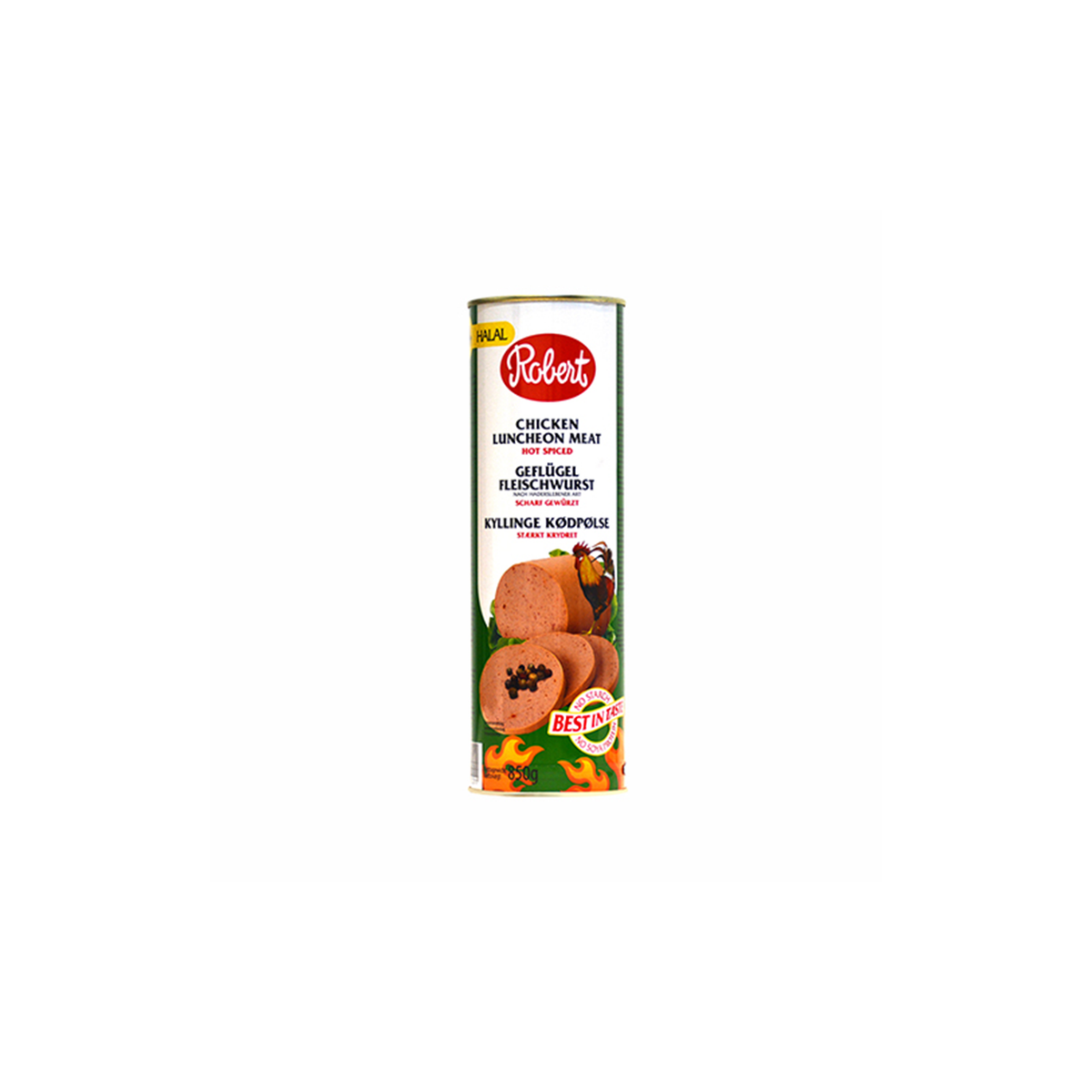 Robert Chicken Luncheon Meat Hot 850g – Bakkali